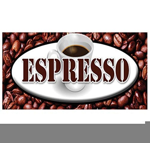 Espresso Decal Vinyl Coffee Stand Cart Beans Cafe Sign Barista Shop ...