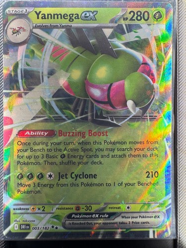 Yanmega ex 003/182 Sv10: Destined Rivals Holo Pokemon TCG Card | eBay