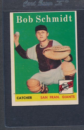 1958 Topps #468 Bob Schmidt Giants EX *782 | eBay