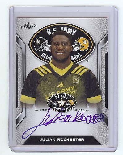 JULIAN ROCHESTER - Georgia Bulldogs - 2016 Leaf Army *TOUR* Cert ...