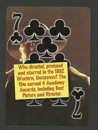 Clint Eastwood Unforgiven Neat Playing Card #2Y9 | eBay