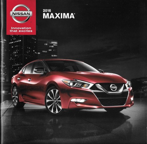 2016 16 Nissan Maxima original sales brochure Mint | eBay