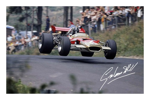 Graham Hill A4 Signed Photo Print Autograph Racing Driver | eBay UK