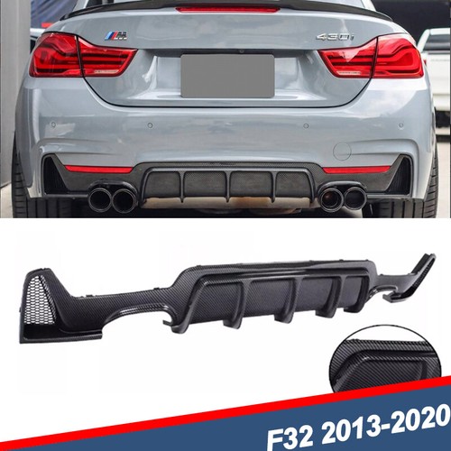For BMW F32 F33 F36 428 435i 440i M Sport 2014+ Carbon Fiber Style Rear ...