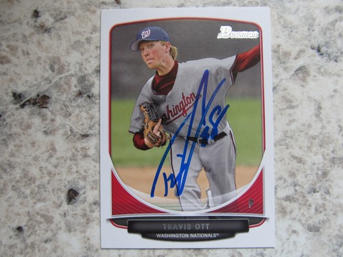 Nationals Travis Ott Signed Autographed 2013 Bowman Mint | eBay