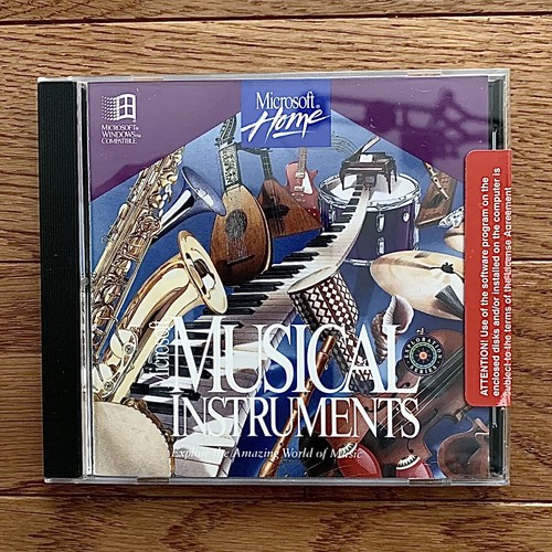Microsoft Musical Instruments New in Original Sealed CD Case | eBay