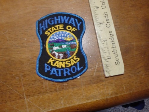 KANSAS STATE TROOPER HIGHWAY PATROL VEST OBSOLETE PATCH BX sp #2 | eBay