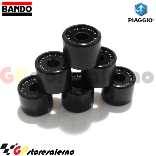 270603 KIT RULLI VARIATORE 19X15,5 GR 7,5 PIAGGIO 50 VESPA LX 2T 2012 ...