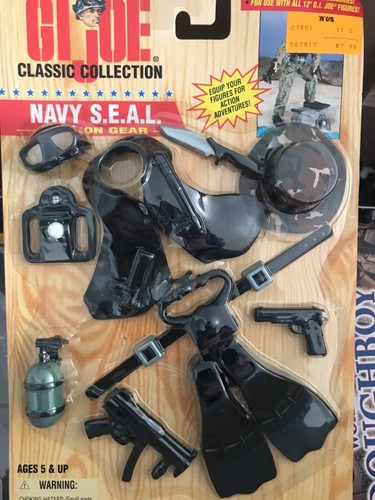 GI Joe NAVY SEAL Mission Gear 1997 Classic Collection Accessories 12 ...