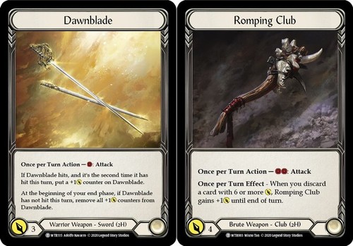 LP FAB Dawnblade // Romping Club - Unlimited Edition Lightly Played ...