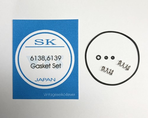 NEW GASKET SET+ NOS SPRINGS SEIKO 6138-7000 6138-8020 6139-600x 6139 ...