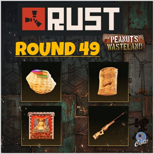 Rust Twitch Drops - Round 49 - Burnt Peanut - ALL 4/4 Items/Skins | eBay