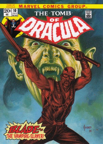 2016 Marvel Masterpieces WHAT IF #36 BLADE #797/1499 Tier 1 Combo Ship😍 ...