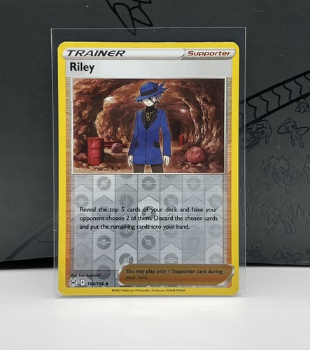 Riley 166/196 Reverse Holo Pokemon Lost Origins NM-MT+ 🔥 Pack Fresh | eBay