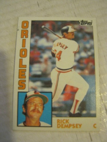 1984 Topps #272 Rick Dempsey Baseball Card, (GS23-22) | eBay
