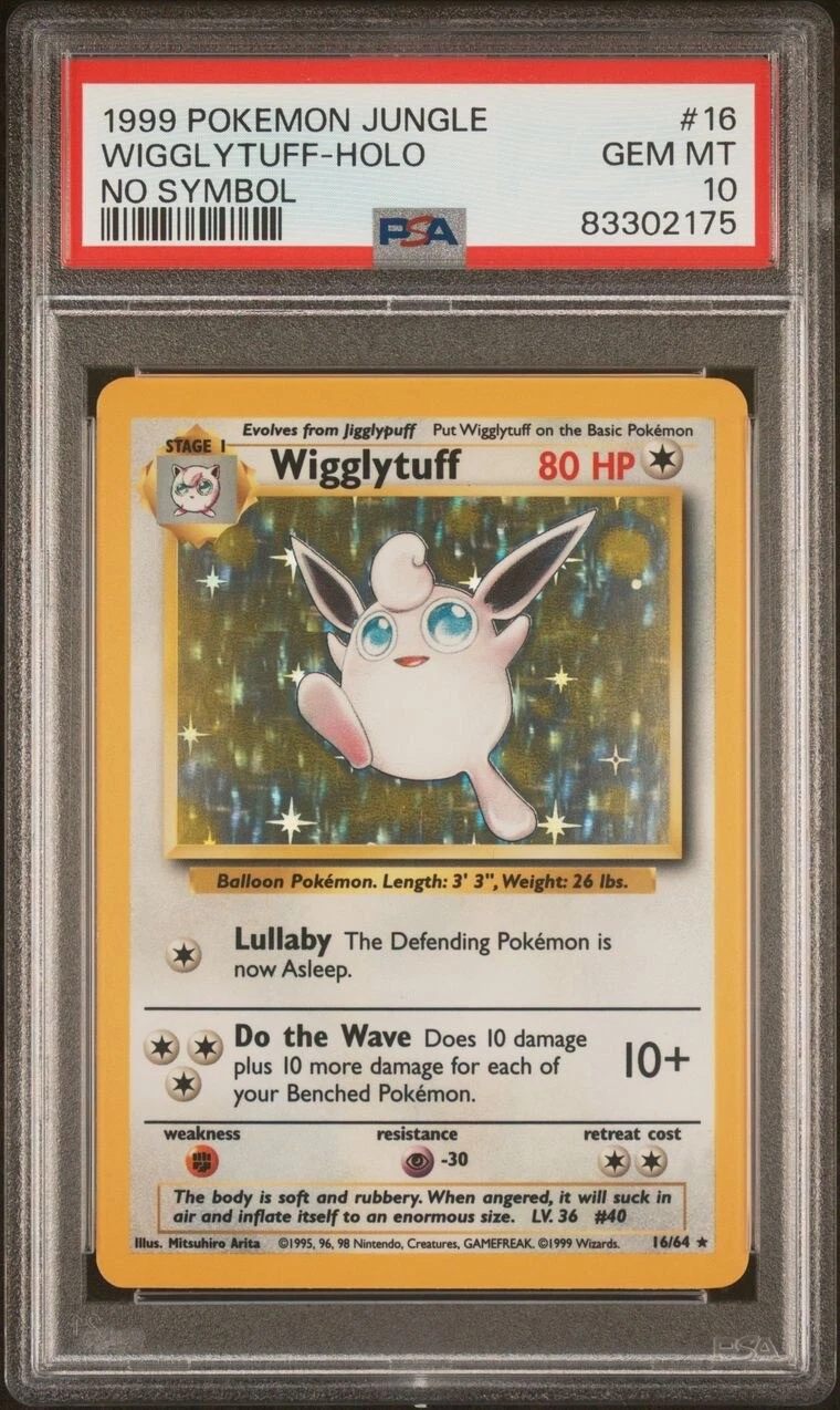 Wigglytuff 1999 Jungle #16/64 Unlimited Holo (No Symbol) Price Guide ...