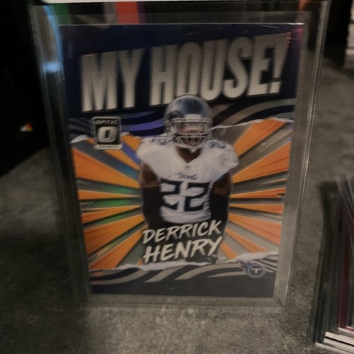 2021 Donruss Optic Derrick Henry MY HOUSE PRIZM HOLO #MH-20 Tennessee ...