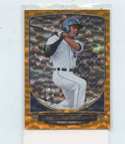 STEVEN NEGRON 2013 Bowman Draft Draft Picks Orange Ice #D /5 Detroit ...