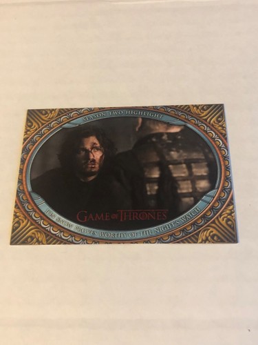 2022 Game of Thrones Complete Series Vol 2 JON SNOW Night's Watch 21/25 ...