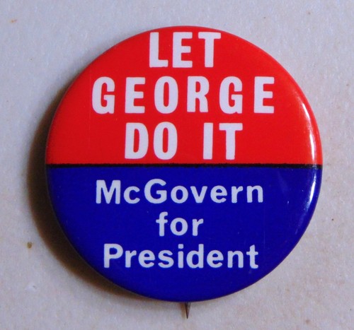George McGovern 1968 campaign pin button political | eBay