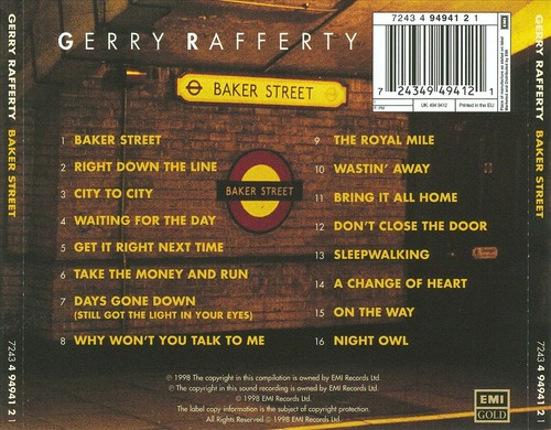GERRY RAFFERTY - BAKER STREET [EMI GOLD] NEW CD 724349494121| eBay