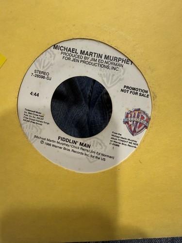 Michael Martin Murphey - Fiddlin' Man (7") Promotional 45 Rpm | eBay