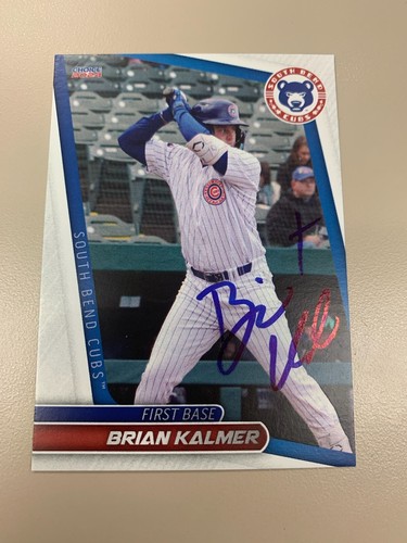 Brian Kalmer Signed 2024 South Bend Cubs Team Set Card #6 Auto Chicago ...