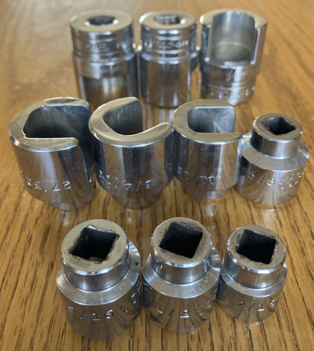 Snap On & MAC Tools 1/2" & 3/8” Drive SAE Weatherhead Sockets Lot USA ...