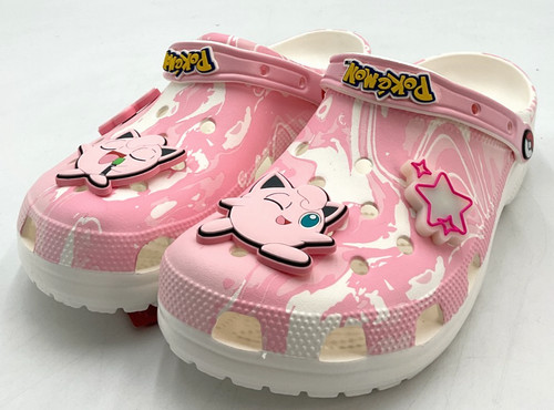 Crocs x Pokemon Classic clog Jigglypuff Pink Men's 12/ Women's 14 Light ...