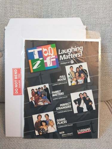 TGIF Full House Vintage Magazine Photo Advertisement Article Print Ad ...