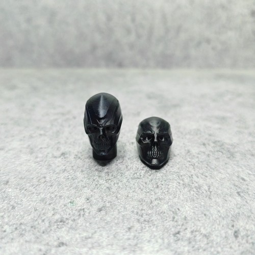 Batman Skeleton Head Sculpture Black DIY 1/12 for 6" Accessories Toy | eBay