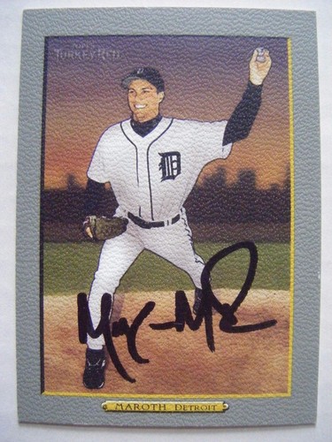 MIKE MAROTH signed TIGERS CARDINALS 2006 Topps Turkey Red baseball card ...
