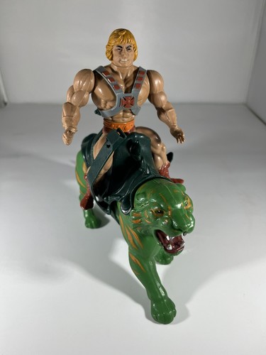 MOTU He-Man & Cringer Figure Lot Vintage 1980’s Masters of the Universe ...