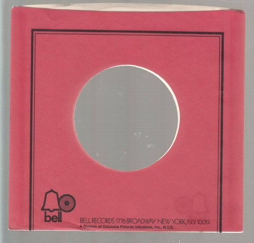 Company Sleeve 45 BELL RED w/ Black Box and Logo on | eBay