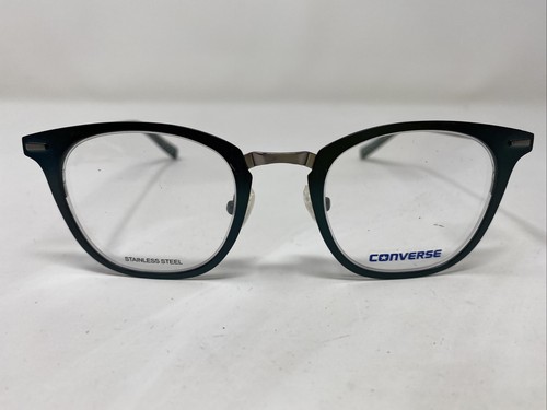 Converse Q109 TEAL 46-22-145 Blue Full Rim Metal Eyeglasses Frame IO06 ...