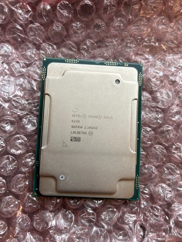 INTEL XEON GOLD 6230 CPU 20 CORE 2.10GHZ 27.5MB L3 CACHE 125W LGA3647 ...