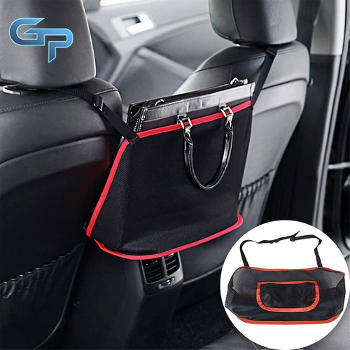 Car Net Pocket Handbag Holder Organizer Seat Side Storage Mesh Net Bag ...