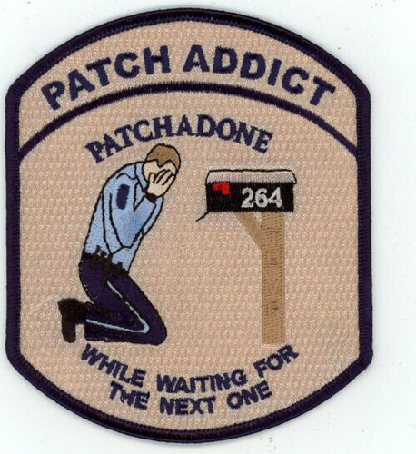 FANTASTIC NOVELTY PATCH ADDICT COLLECTOR SHOULDER PATCH SHERIFF | eBay
