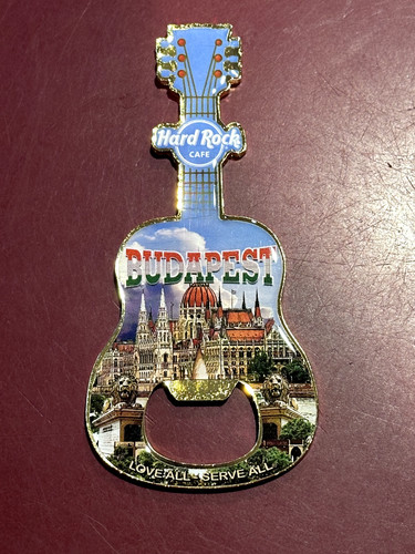 Hard Rock Cafe BUDAPEST GUITAR MAGNET V20 City Tee NEW | eBay
