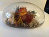 Tarax Infinity Red Flower Rocks Sand Domed Lucite Paperweight 2 1/4 ...