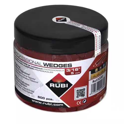 3/16 in. 5mm Professional Wedges for Wall Tile (500 pack) By Rubi | eBay