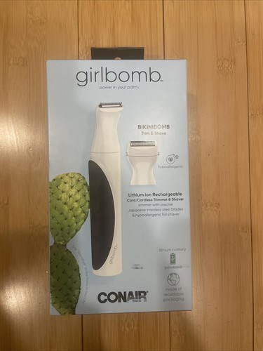 Conair Girl Bomb Bikini Bomb Rechargeable Women's Shaver and Trimmer ...
