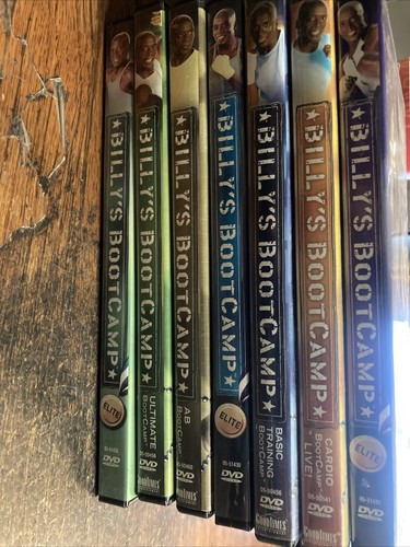 Billy Blanks Billy's Boot Camp Workouts Cardio DVDs Lot of 7 ...