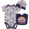 Seattle Seahawks NFL Infant/Baby Team 3-pc Bodysuit,Bib,Cap Set: 3/6m ...