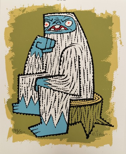 TIM BISKUP YETI THINKER GAMMA GO LTD ED PRINT | eBay