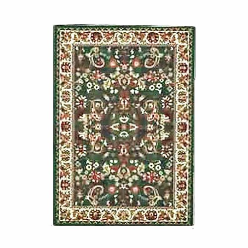 Rectangular Area Rug 7' 6" x 5' 3" Green Polypropylene | Renovator's ...