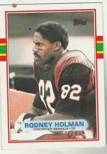 FREE SHIPPING-MINT TO NRMINT-1989 Topps #32 Rodney Holman Bengals ...