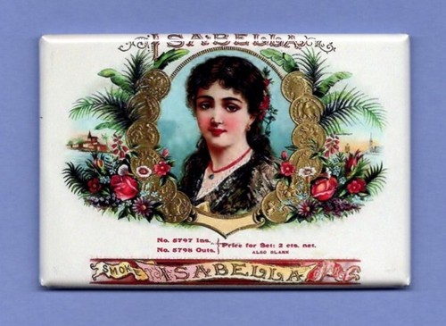 CIGAR BOX LABEL *2X3 FRIDGE MAGNET* TOBACCO SMOKE SMOKING PACKAGING ...