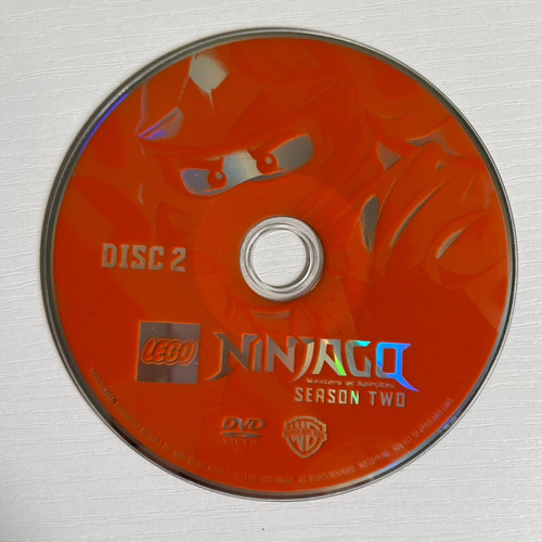 Lego: Ninjago: Masters of Spinjitzu-Seasons 2 Disc 2 **Replacement Disc ...