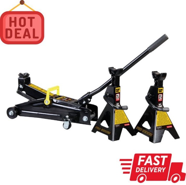 JEGS 3-Ton Low-Profile Professional Floor Jack Kit With, 49% OFF